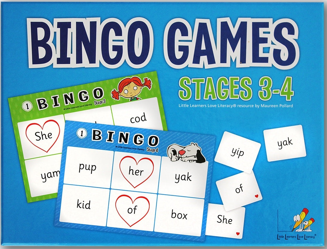 Little Learners Bingo Games Stages 3-4 – SPELD VICTORIA BOOKSTORE