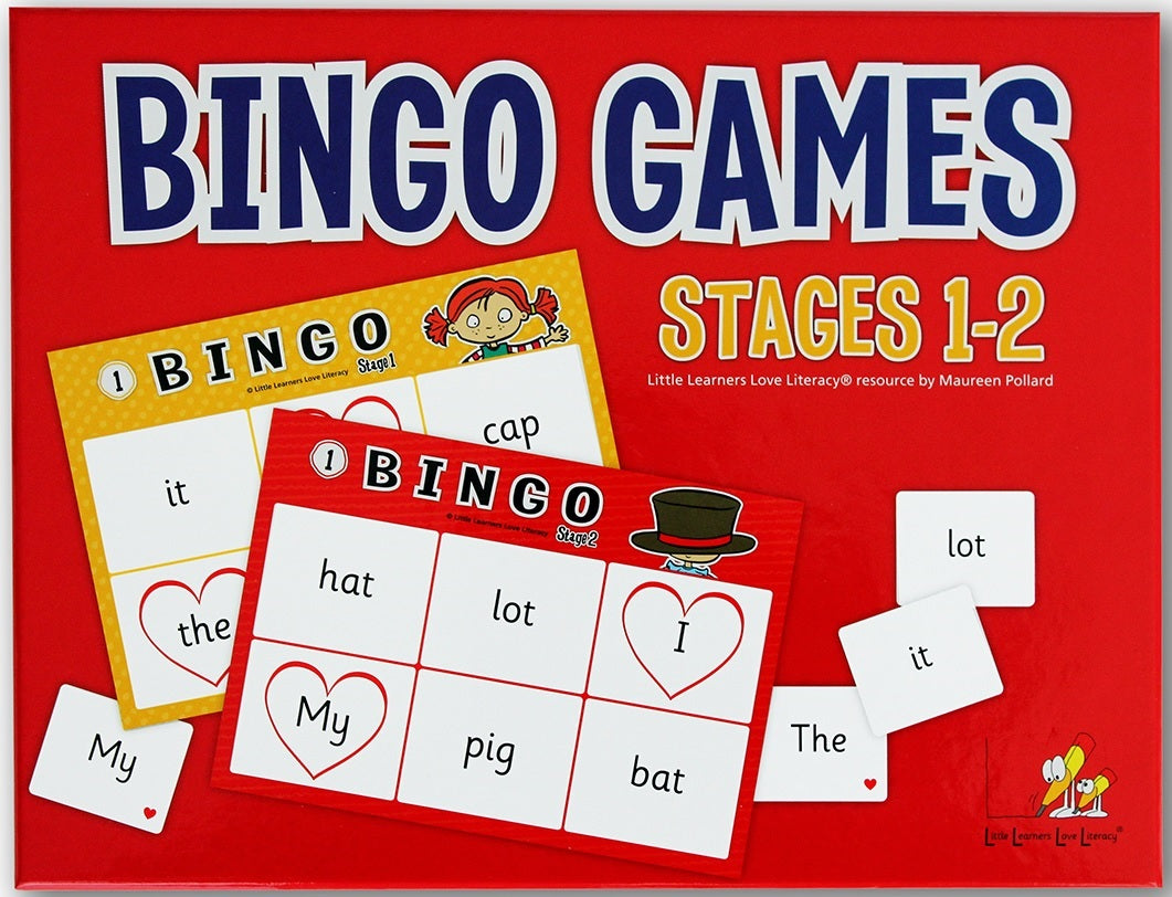 Little Learners Bingo Games Stages 1-2 – SPELD VICTORIA BOOKSTORE