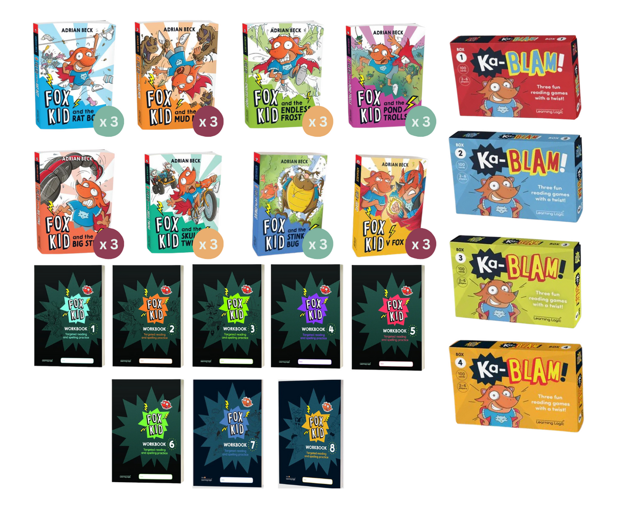 Fox Kid School Pack (Stages 1-8) – SPELD VICTORIA BOOKSTORE