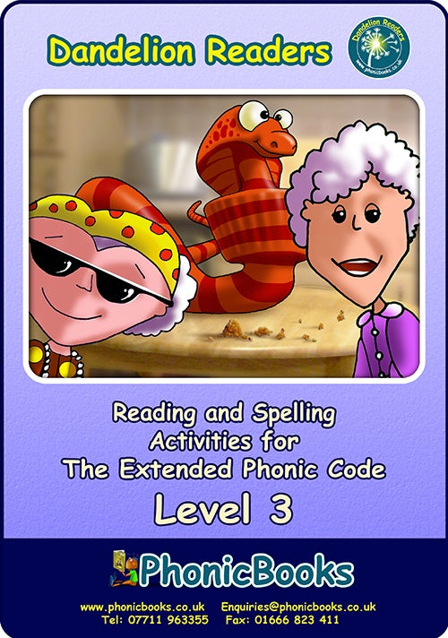 Dandelion Readers Extended Phonic Code - Workbook Lvl 3 – SPELD ...